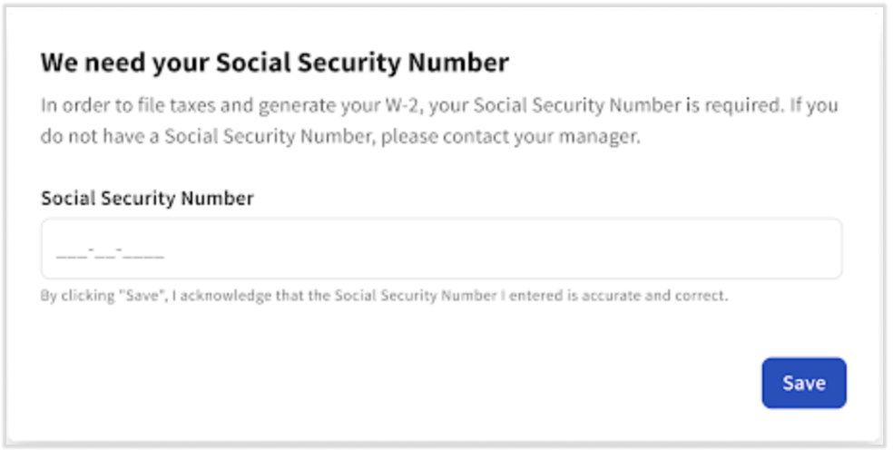 Toast Payroll: Get Help With Social Security Numbers
