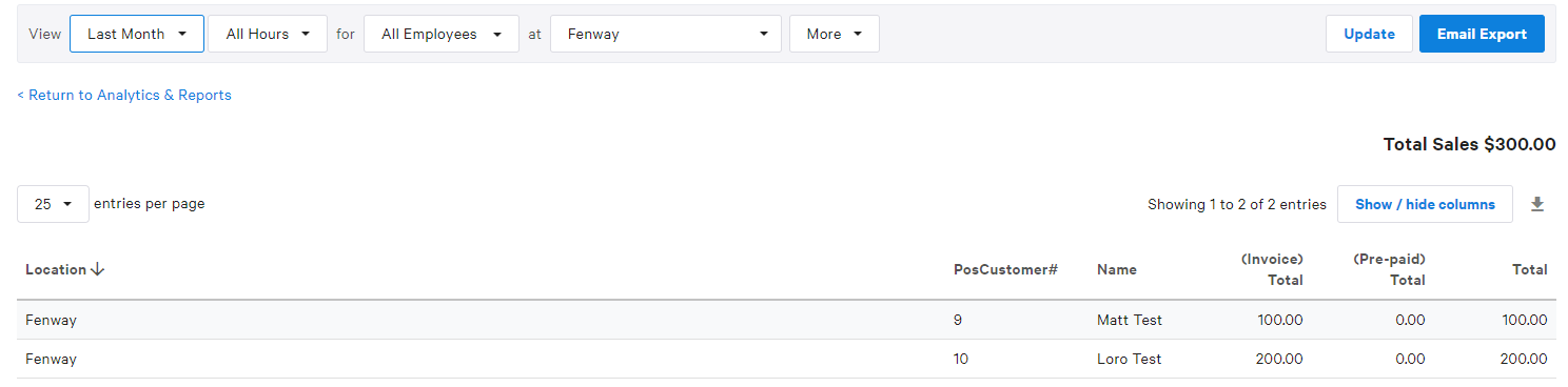 Getting Started: House Accounts