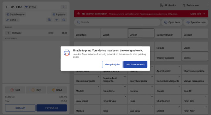 Get Help: Toast Go 2™