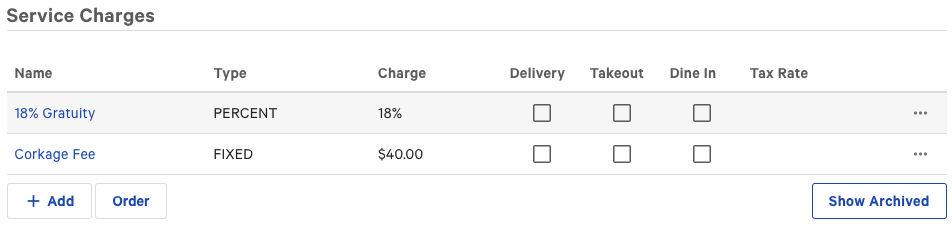 Mandatory Gratuity and Service Charges in Toast POS and Payroll