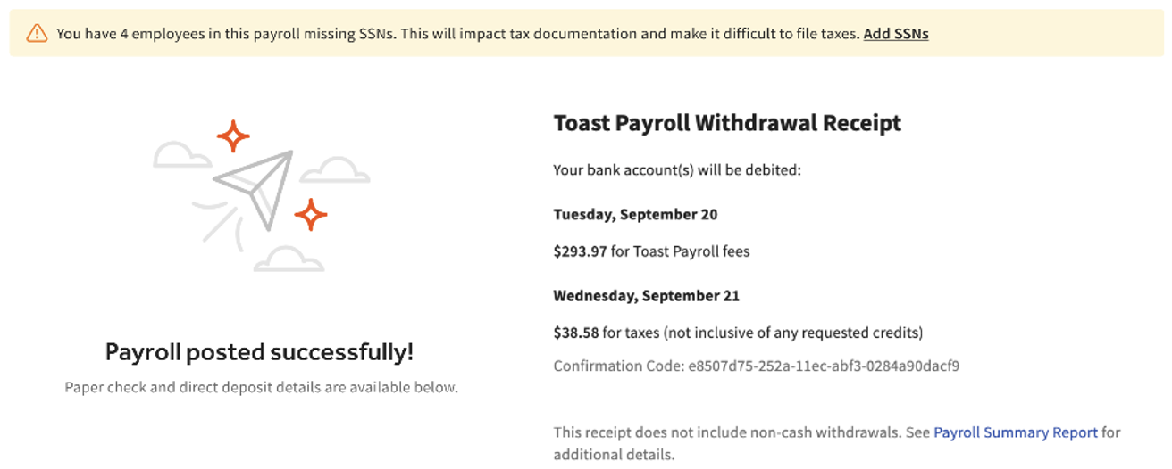 Toast Payroll: How to Run Payroll