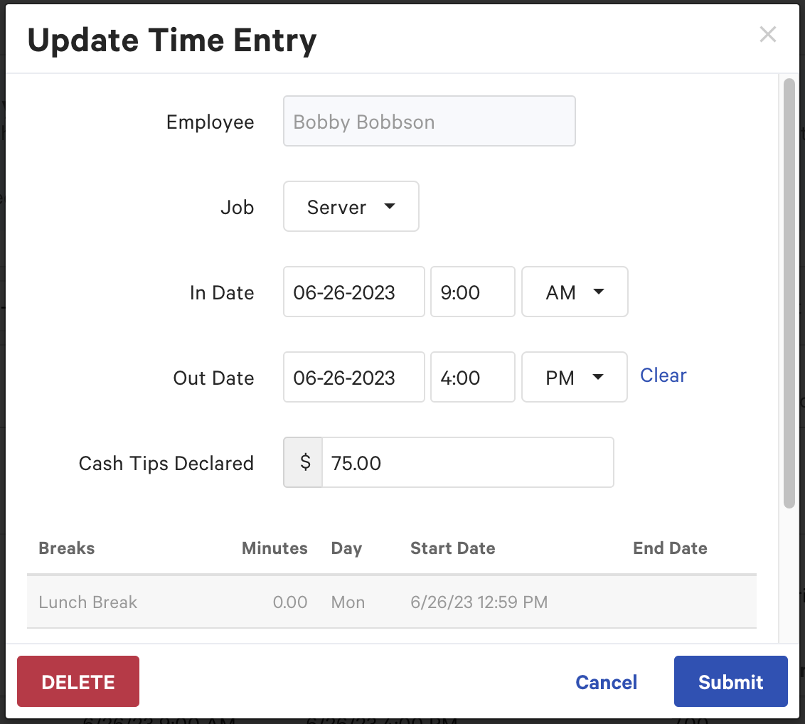 Toast Payroll: Managing Timesheets