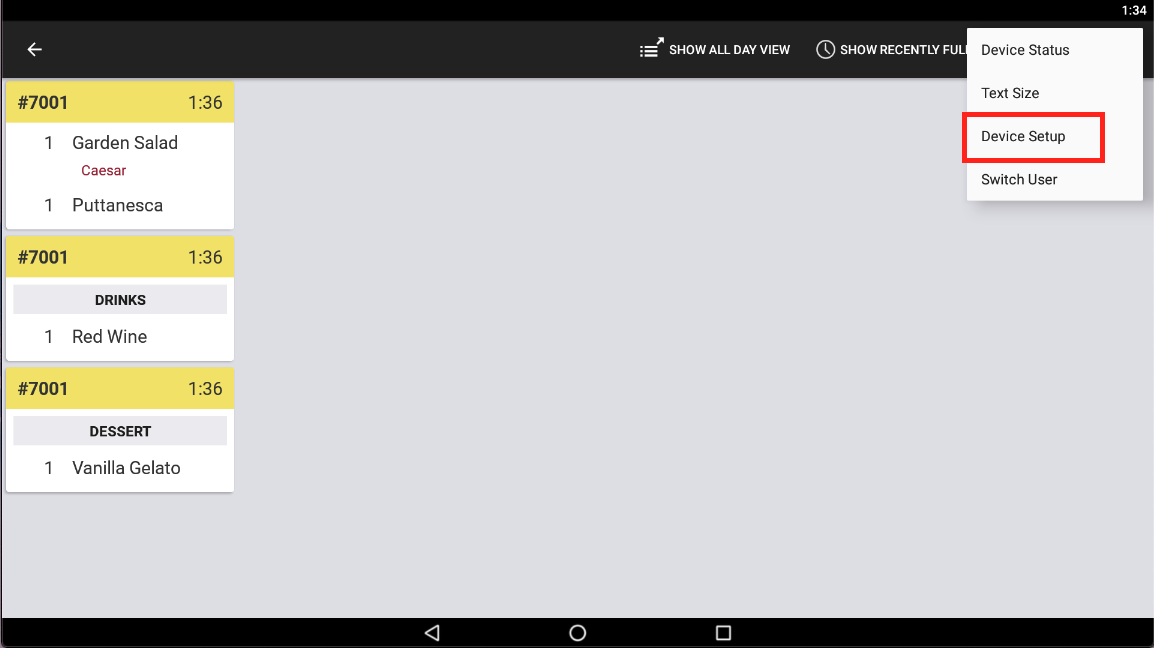 Customize the Appearance of KDS Tickets