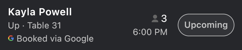 Get Started: Toast Tables