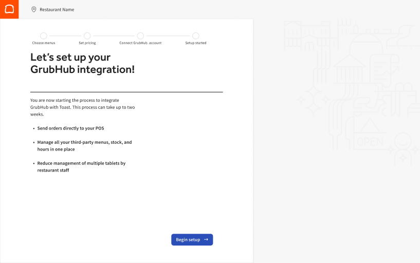 Getting Started: Grubhub Integration