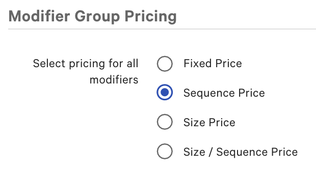 Setting Up & Using Menu Modifier Pricing Features for Your Menu