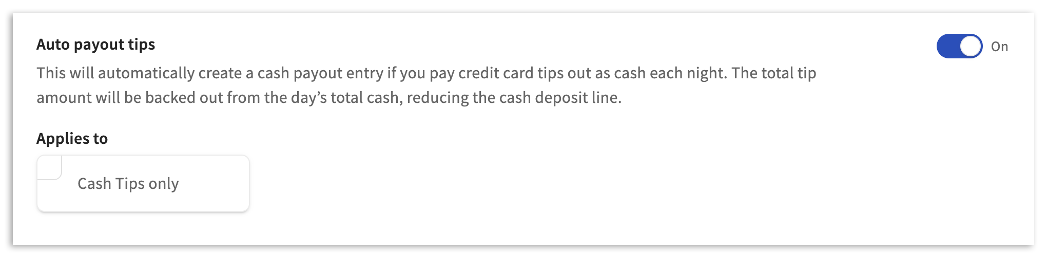 xtraCHEF: Sales Setup
