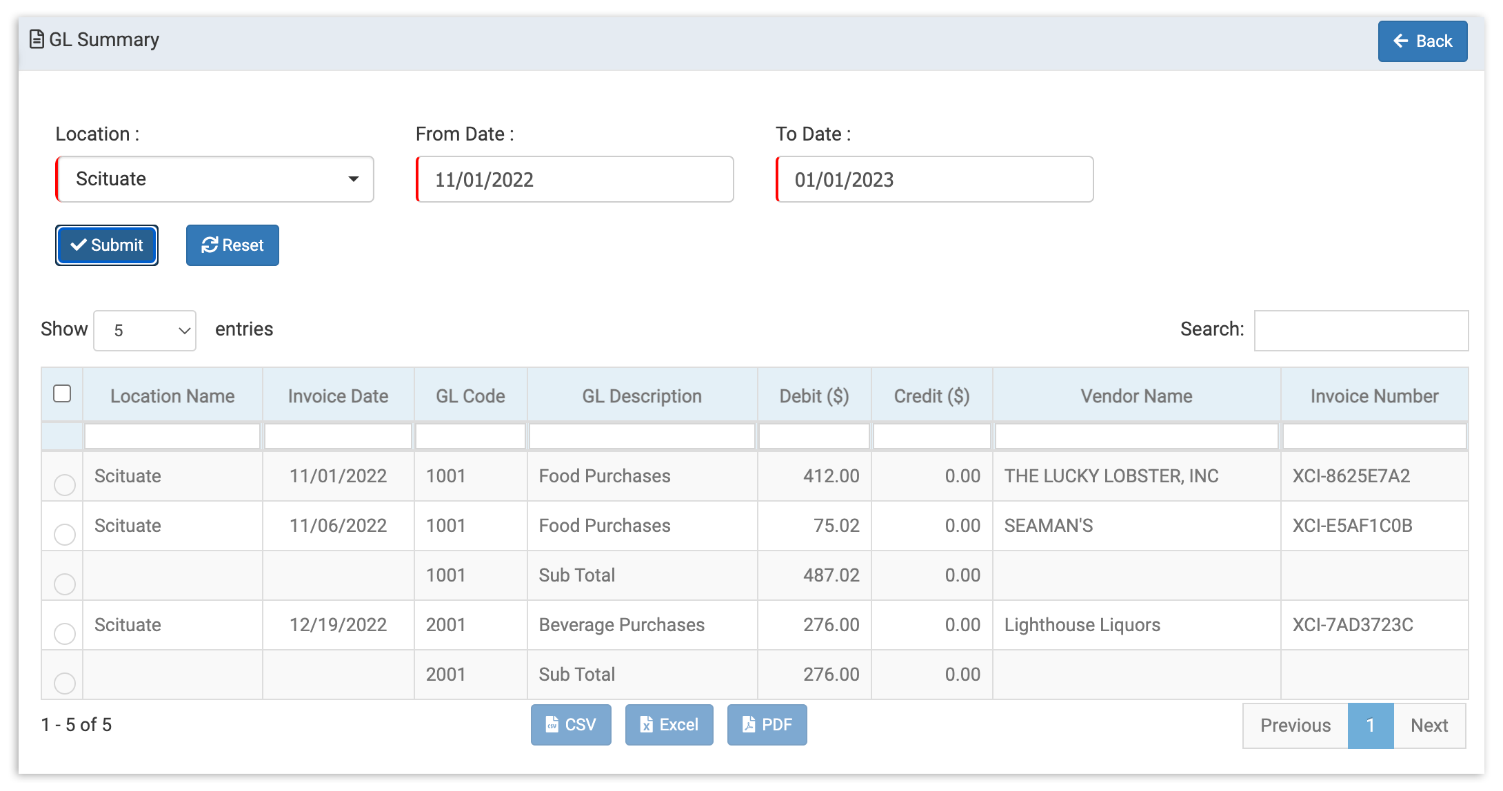 Get Started With Accounting Reports