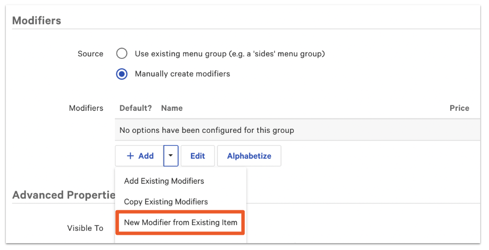 Create Modifiers From Items