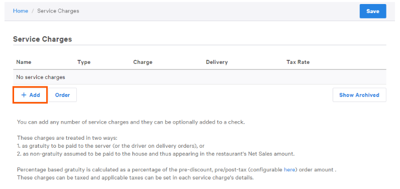 Configure Delivery Fees Using Your Own Drivers