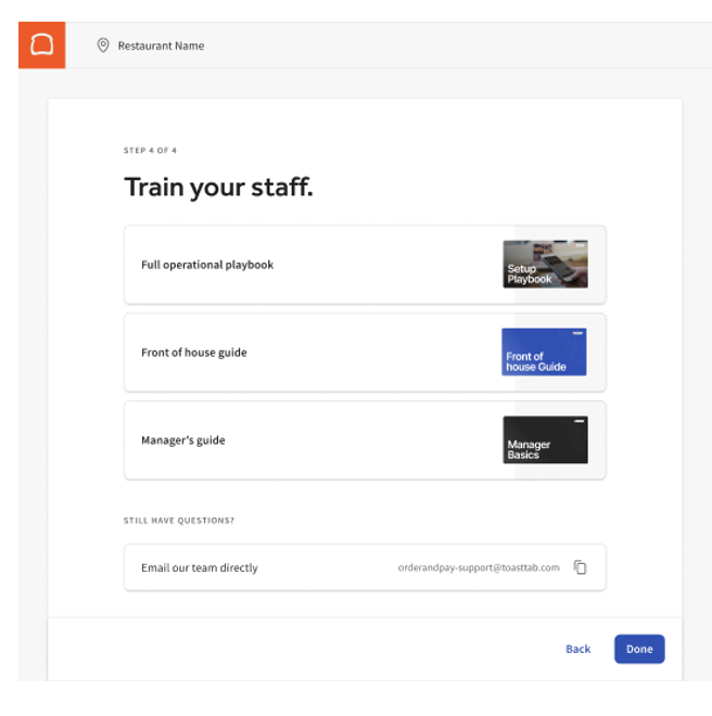Get Started with Toast Mobile Order & Pay®