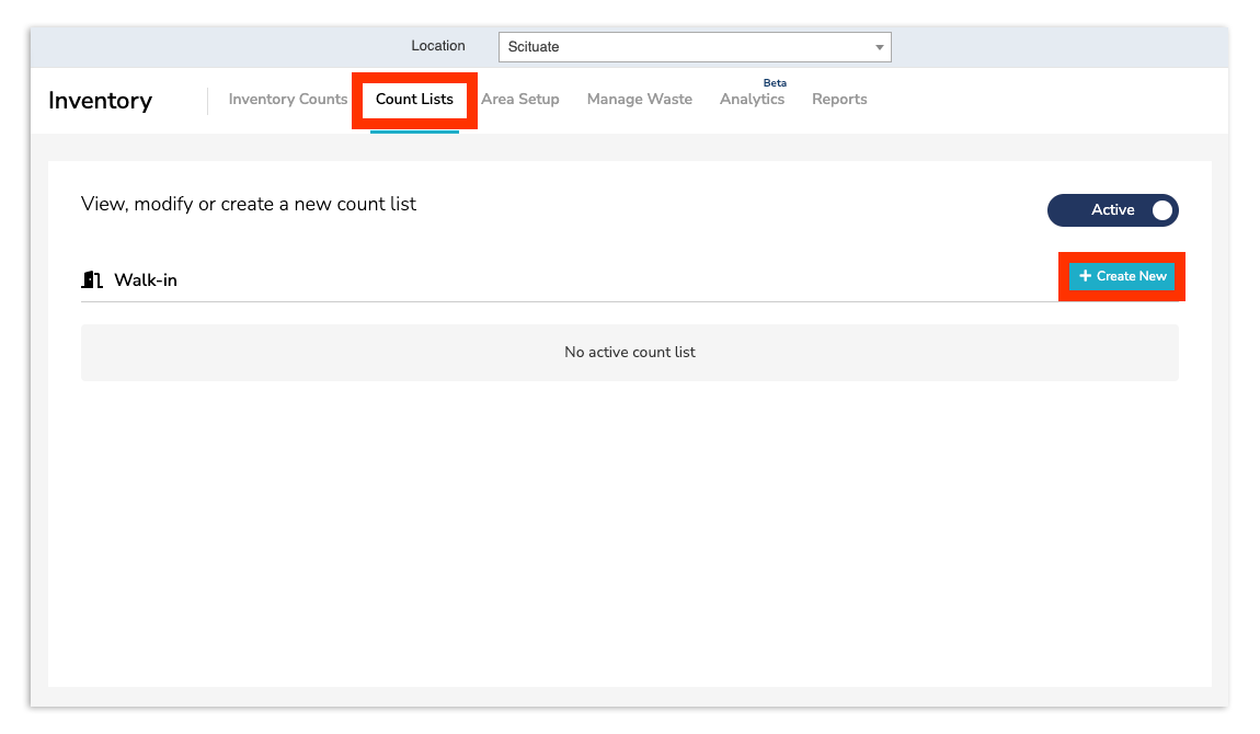 xtraCHEF: Get Started With Inventory Area Setup and Count Lists