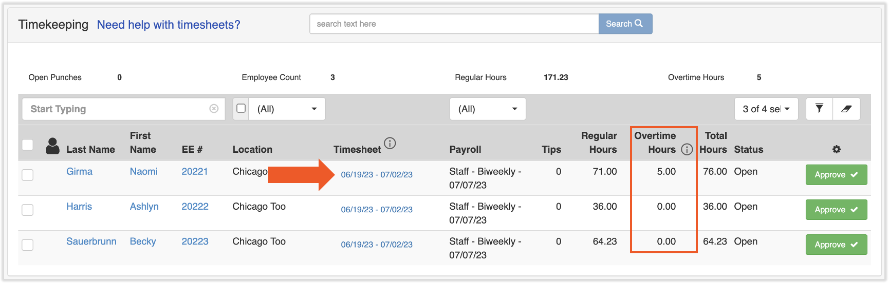 Toast Payroll: Manage Overtime