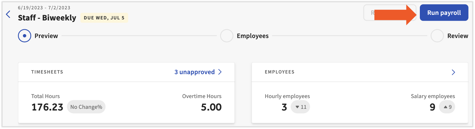 Toast Payroll: Employee Earnings Step