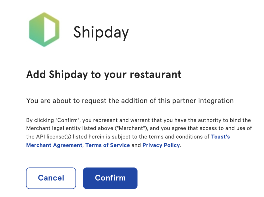 Getting Started: Shipday Integration for Restaurant Managed Deliveries