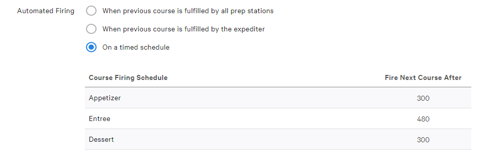 Automated and Expediter Course Firing