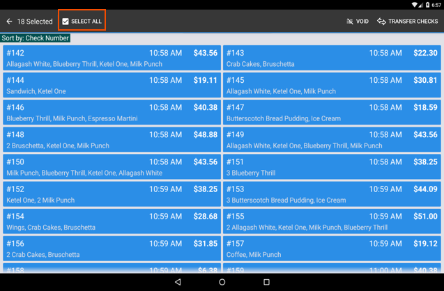 Bulk Check Management
