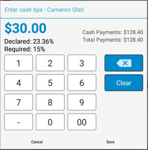 Declaring Cash Tips