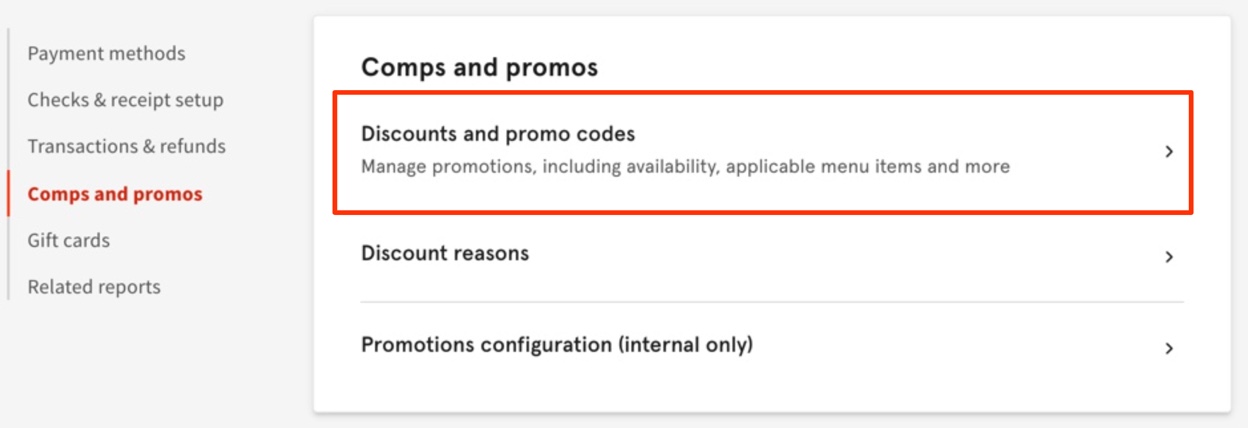 Configuring Discounts
