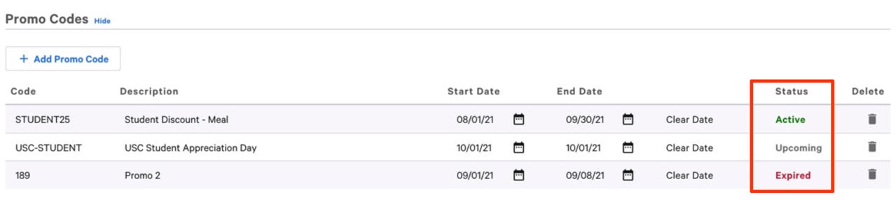 Configuring Discounts