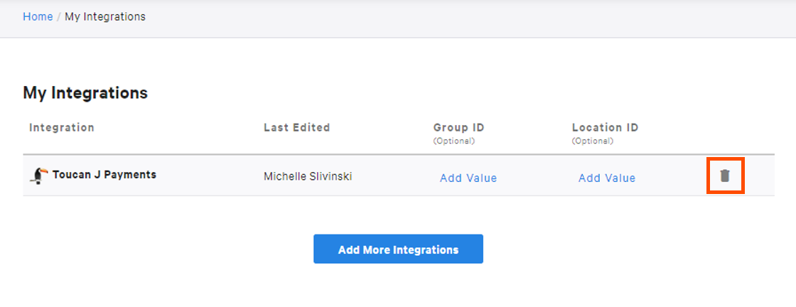 Adding or Removing an Integration with Toast Partner Connect