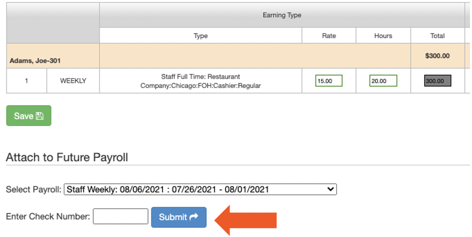 Toast Payroll: Missed Employee on Payroll