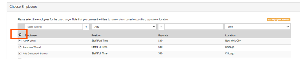 Toast Payroll: Pay Changes