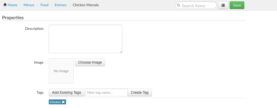 Use Menu Item Tags to Maximize Reporting