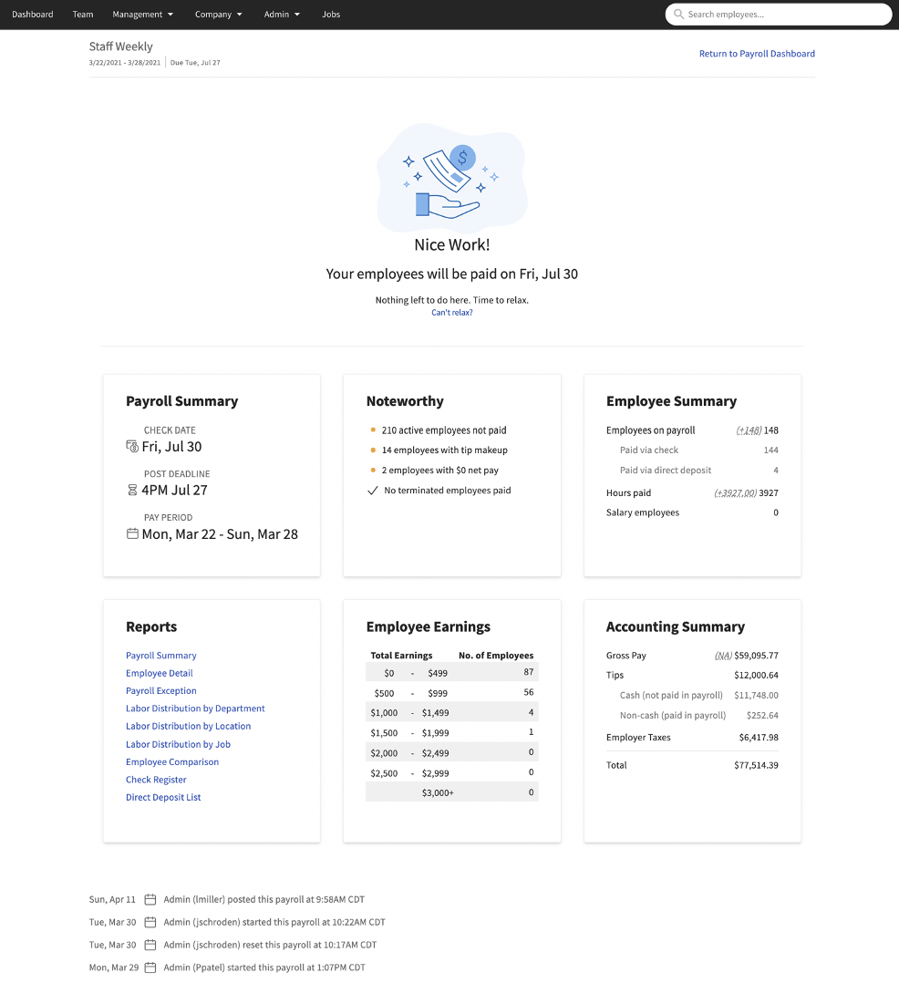 Toast Payroll: How to Run Payroll