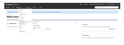 Toast Payroll: Report Library