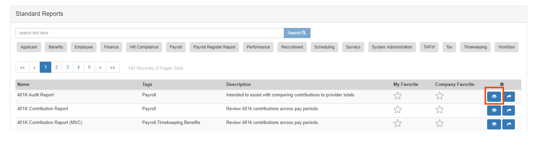 Toast Payroll: Report Library