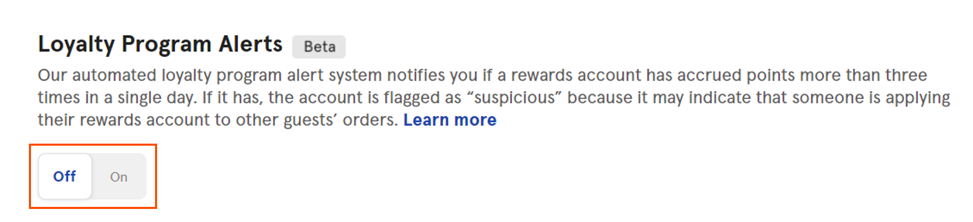 Taking Action Against Suspicious Rewards Activity