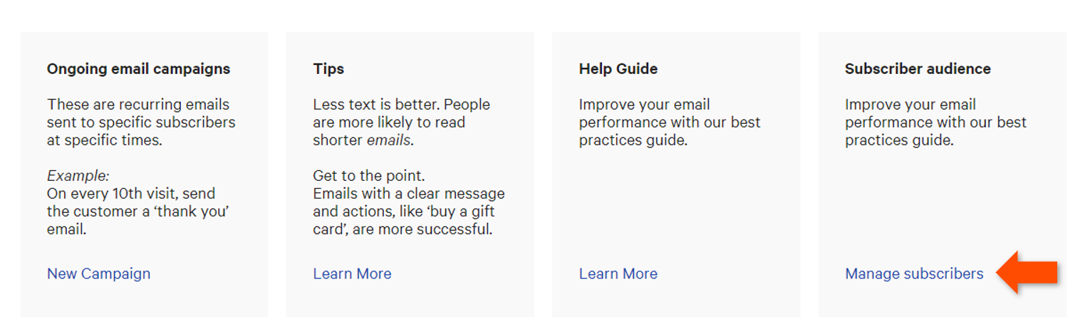 Managing Your Toast Marketing Audience