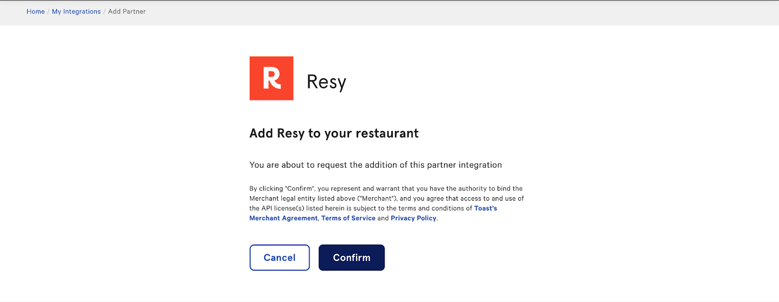 Using Resy With Toast