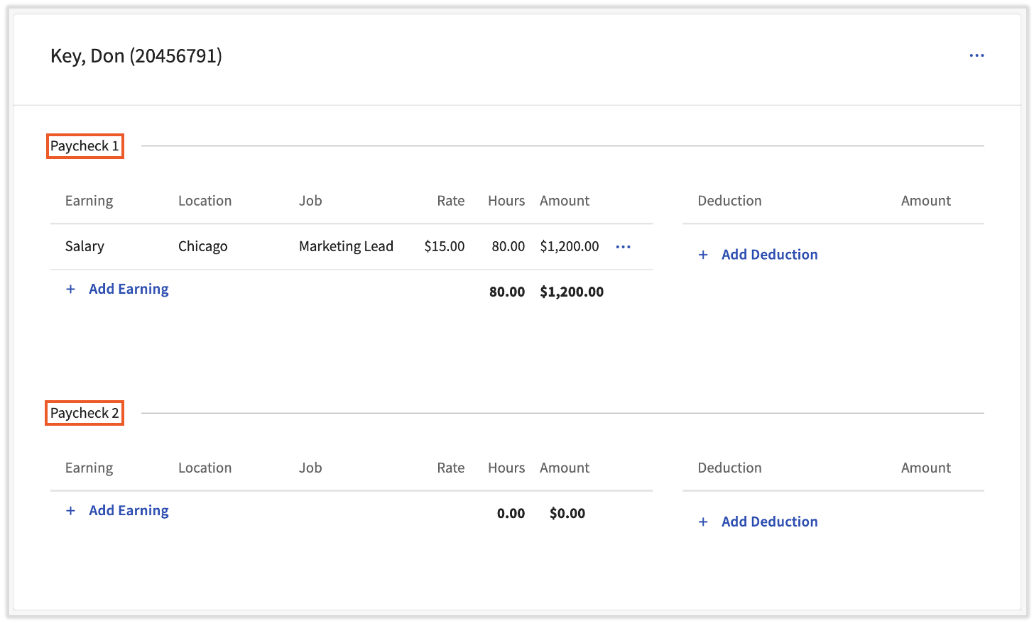 Toast Payroll: Create an Additional Paycheck