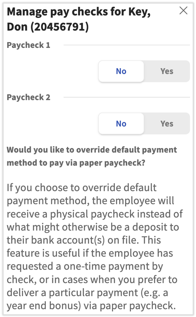 Toast Payroll: Create an Additional Paycheck