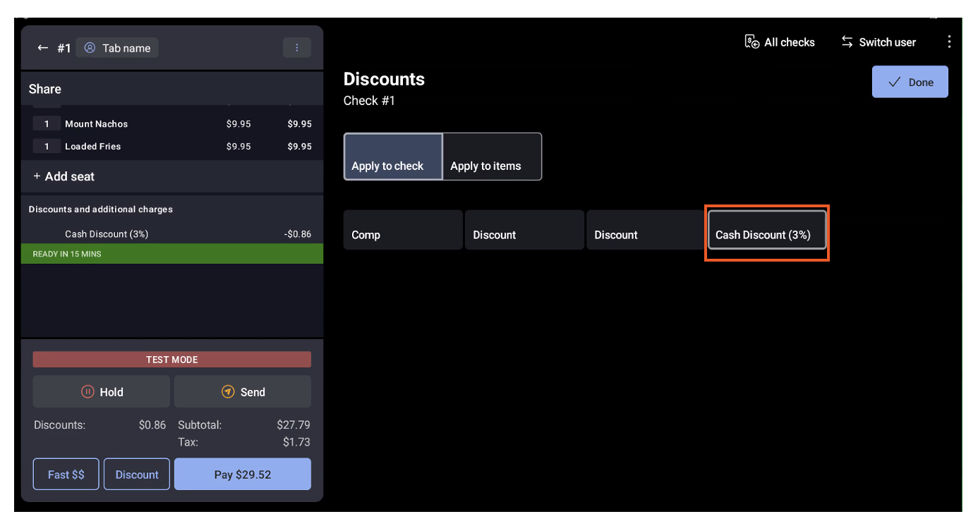Cash Discounting Overview