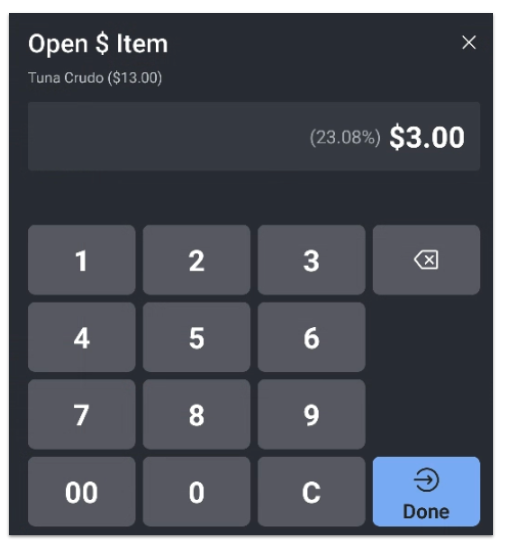 Discount Items and Checks