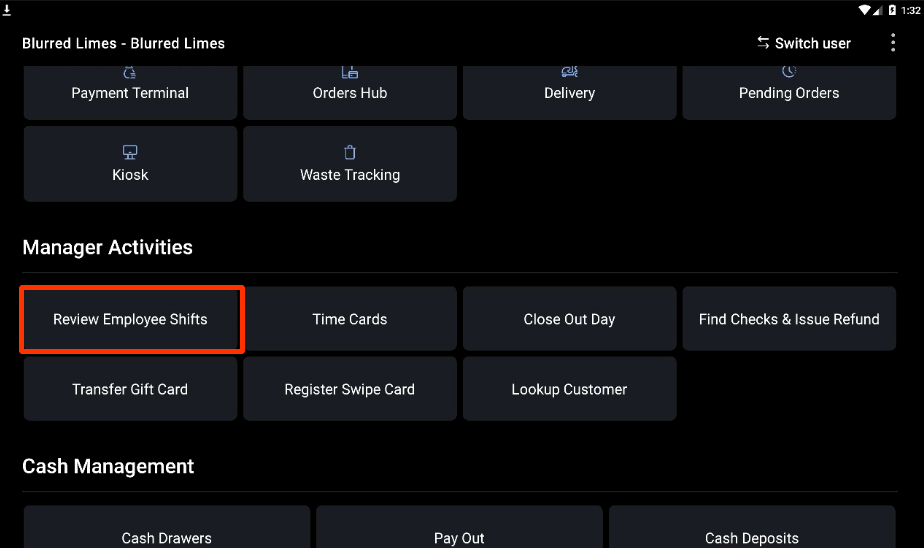 Shift Review Checklist for Employees and Managers