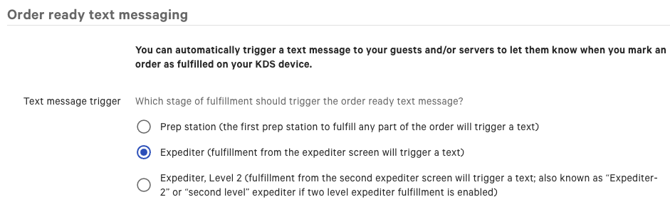 Send Text Message When Order is Fulfilled