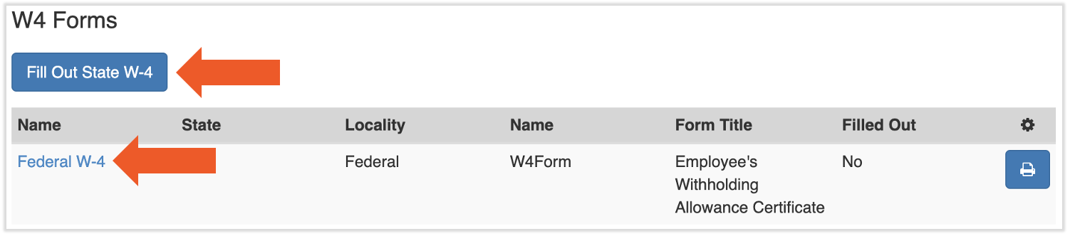 Toast Payroll: Update Form W-4 Information