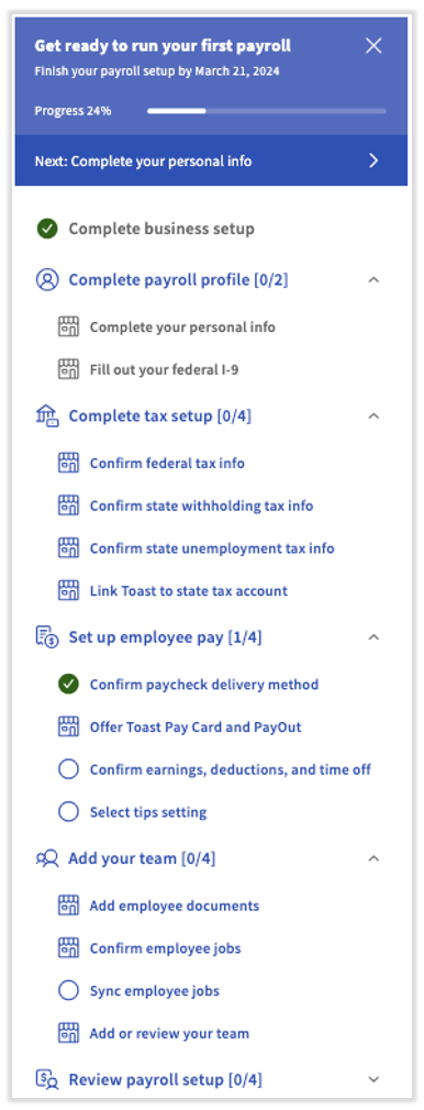Toast Payroll: Get Started with Onboarding and Implementation