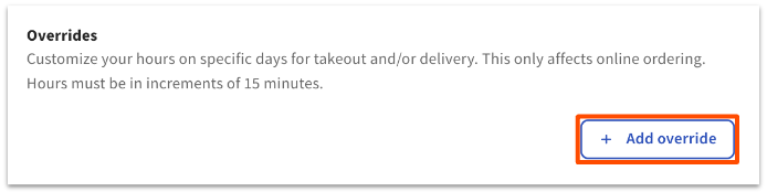 Manage Your Takeout and Delivery Schedule