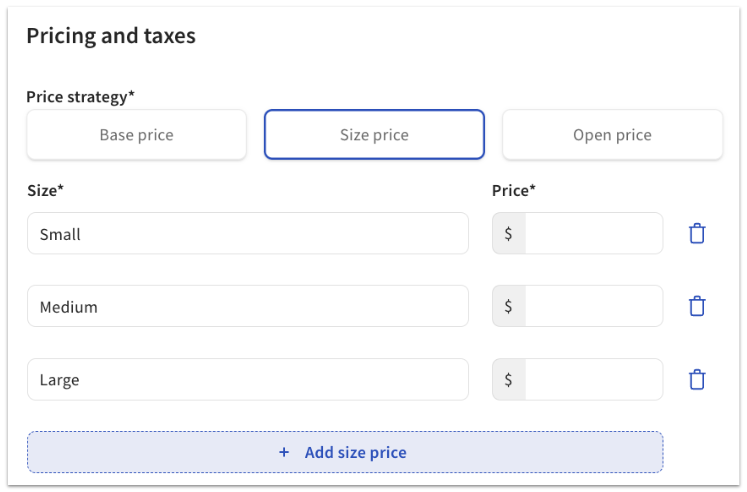 Configure Menu Pricing Strategy in the Menu Builder