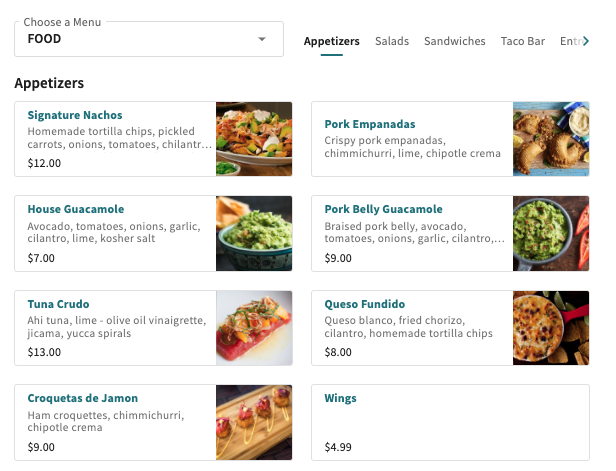 Add Descriptions to Menu Items