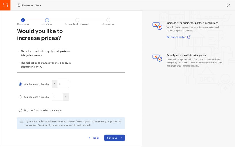 Get Started With the Uber Eats Integration