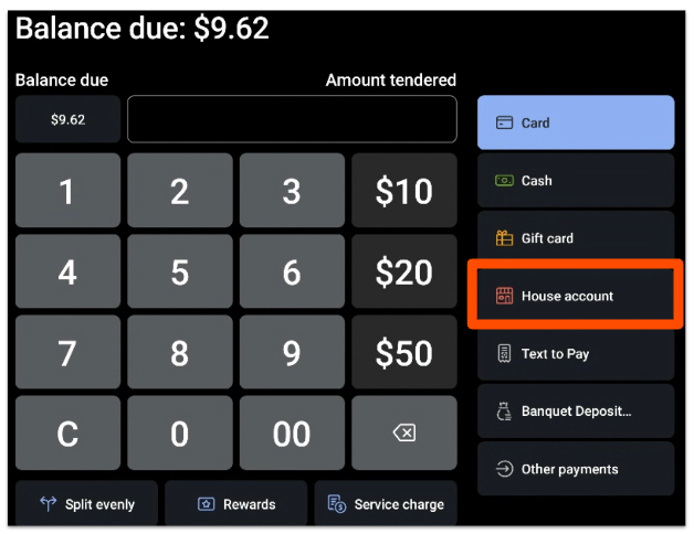 Get Started With House Accounts
