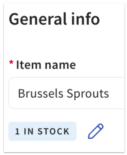 Set Stock Status and Update Inventory Count in the Menu Builder