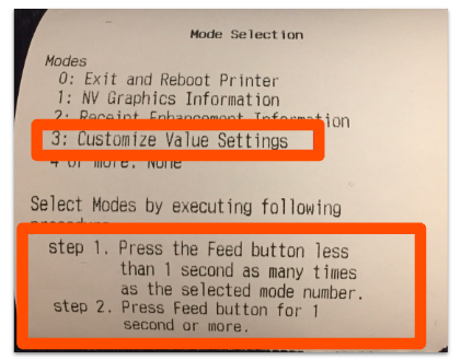 Change Print Density on the Epson T20 Receipt Printer