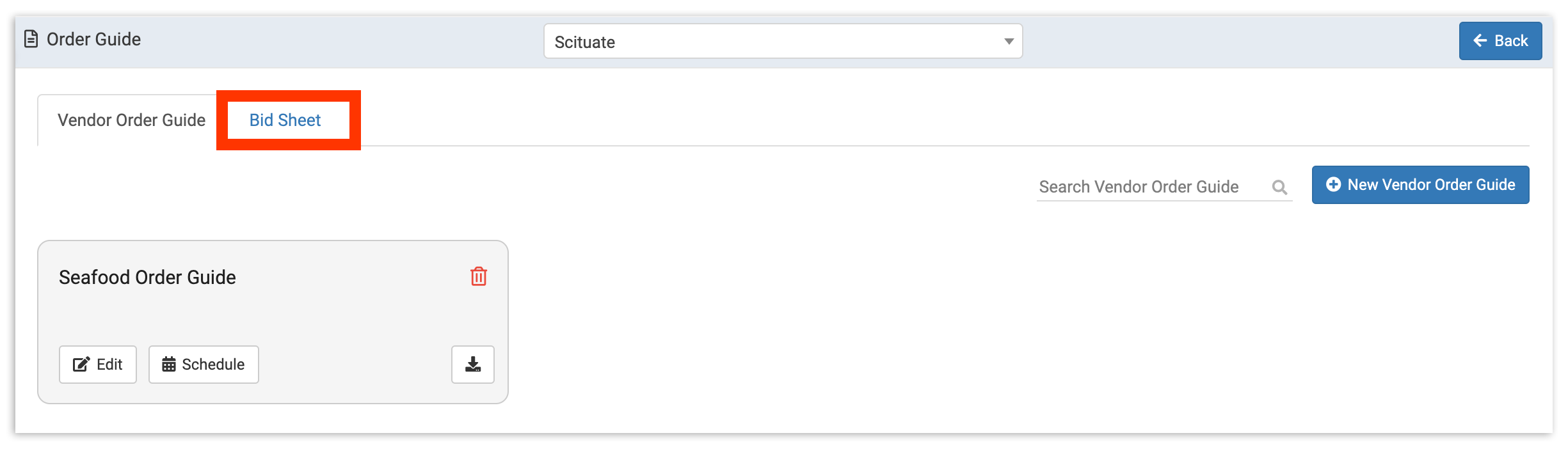 xtraCHEF: Order Guides